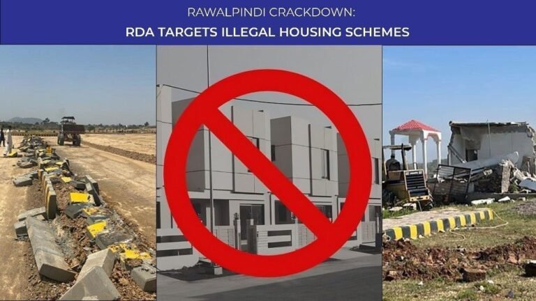 Rawalpindi Crackdown: RDA Targets Illegal Housing Schemes