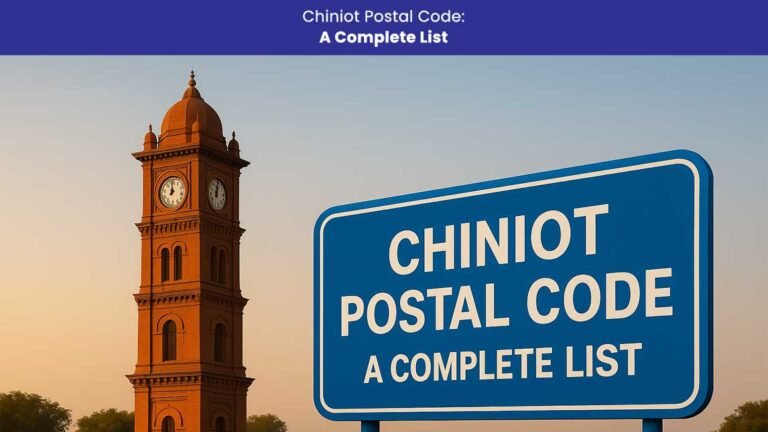 Chiniot Postal Code 2025 | Complete List of ZIP Codes for All Areas